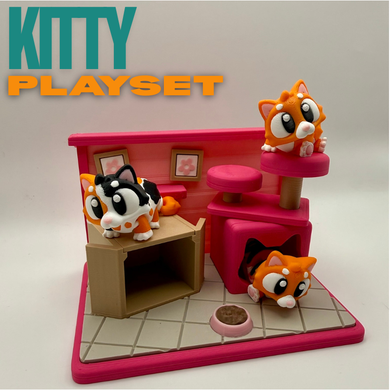 Kitty Playset – Forg3DLayers